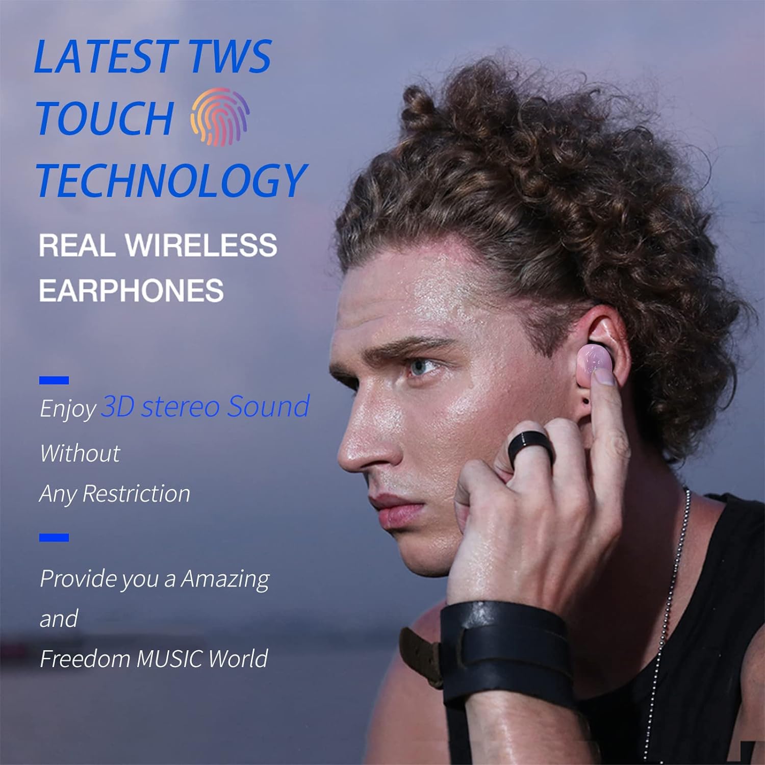 EDYELL C5 Upgraded TWS Earphone,Bluetooth 5.2 Earbuds 120Hrs Playtime ...
