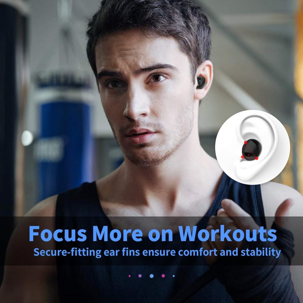 EDYELL C5 Upgraded TWS Earphone,Bluetooth 5.2 Earbuds 120Hrs Playtime ...