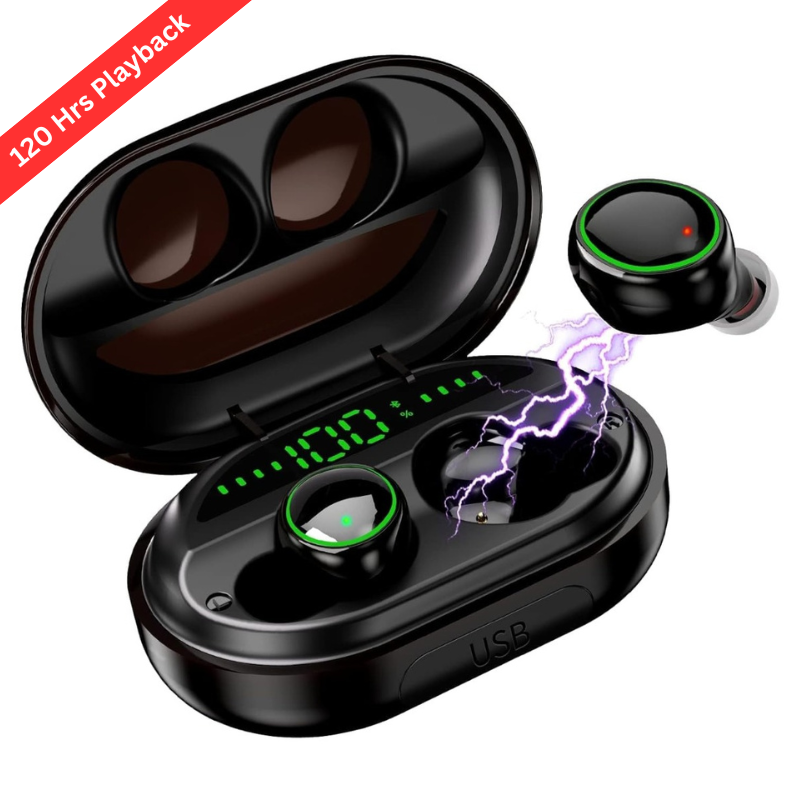 EDYELL C5S Upgraded TWS Earphone,Bluetooth 5.2 Earbuds 120Hrs Playtime ...