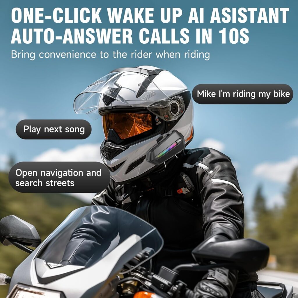 EDYELL C5S Bluetooth Dual Earphone for Helmet | Wireless On-Ear V5.4 ...